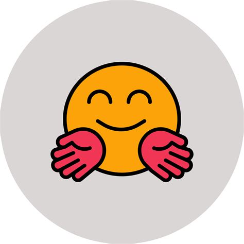 Hugging Face Icon Design Vector Art At Vecteezy