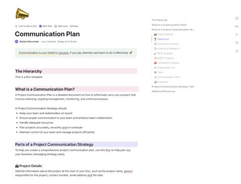 15 Free Communication Plan Templates Excel Word And Clickup