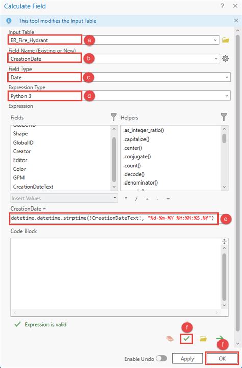 How To Create A New Date Field With Milliseconds In ArcGIS Pro
