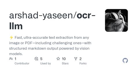 GitHub Arshad Yaseen Ocr Llm Fast Ultra Accurate Text Extraction From Any Image Or PDF