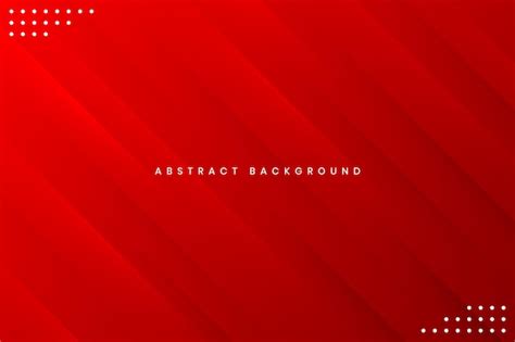 Premium Vector Red Abstract Geometric Background
