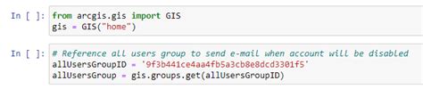 send e mail notifications with arcgis notebooks esri community