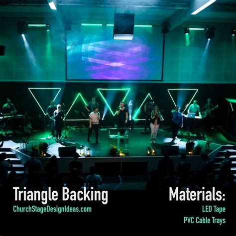 Triangle Backing Church Stage Design Church Stage Stage Design