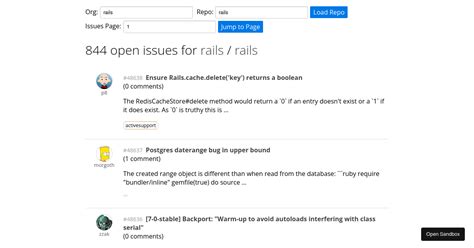 Rsk Github Issues Example Codesandbox
