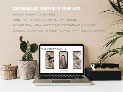 Content Creator Portfolio Template