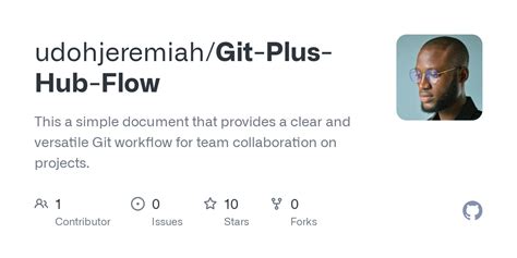 Github Udohjeremiahgit Plus Hub Flow This A Simple Document That