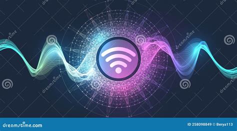 Wi Fi Wireless Connection Concept Wireless Wi Fi Icon Sign For Remote