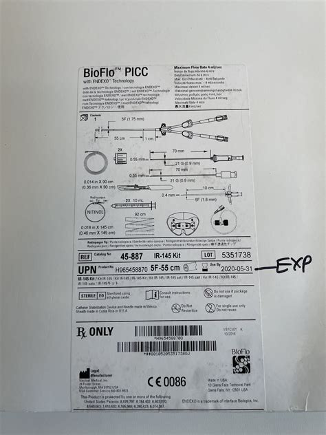 New Navilyst 45 887 Bioflo Picc K45 For Sale Dotmed Listing 3600435