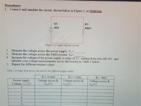 solved procedures 1 connect and simulate the circuit