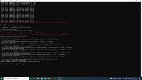 Instalation Error Because Of Conflicting Dependencies · Issue 124