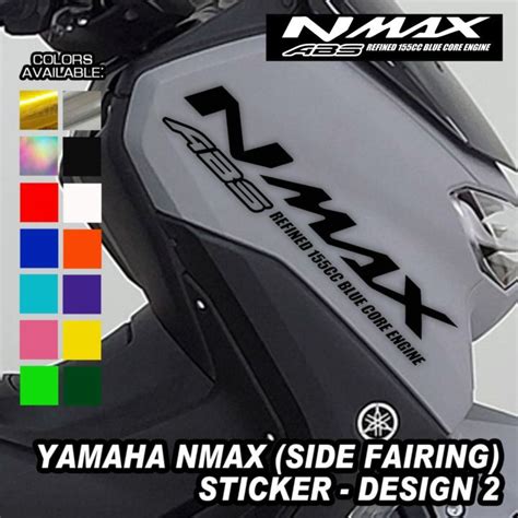 Sticker Cutting Nmax Abs Fairing Body Motor Lazada Indonesia