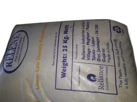 White Reliance Linear Low Density Polyethylene For Plastic Industry