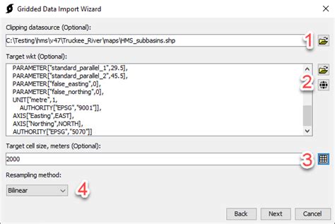 Gridded Data Import Wizard