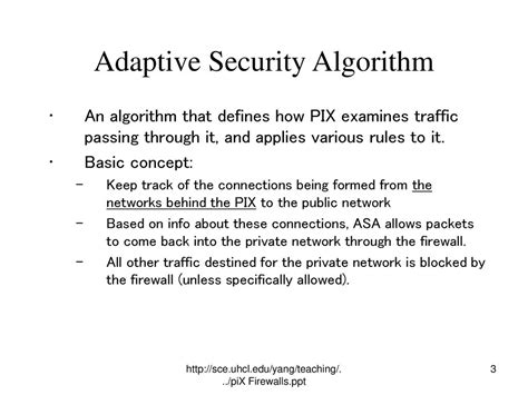 pix firewall an example of a stateful packet filter ppt download