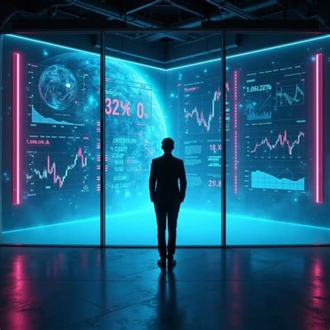 Free Future Trading Vision Image Cyberpunk Holographic Futuristic