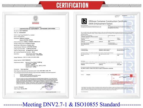 Pabrik Pemasok Produsen Kontainer Lepas Pantai Dnv 27 1 20ft Murah Cina Harga Bagus