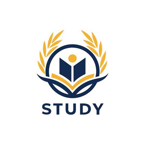 Шаблон дизайна логотипа образования Премиум Ai сгенерированный вектор