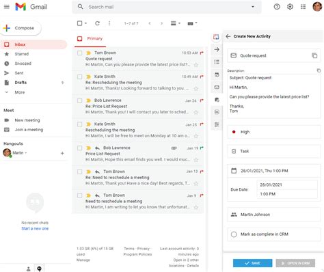 Dynamics 365 Integration For Gmail
