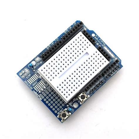 Uno Proto Shield Prototype Expansion Board With Syb 170 Mini Breadboard