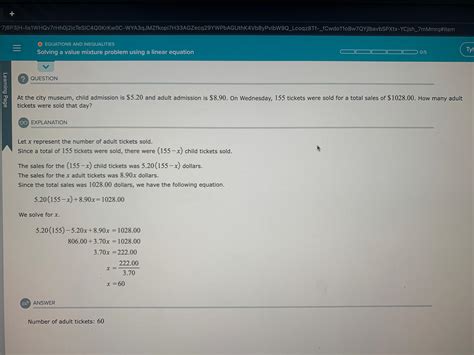 Math Solve A Value Mixture Problem Using A Linear By Yomamacallsmejeff123 On Deviantart