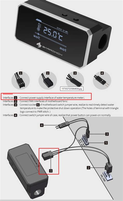 Barrowch Multimode Oled Display Protector With Alarm For Overheat And Intelligent Shutdown