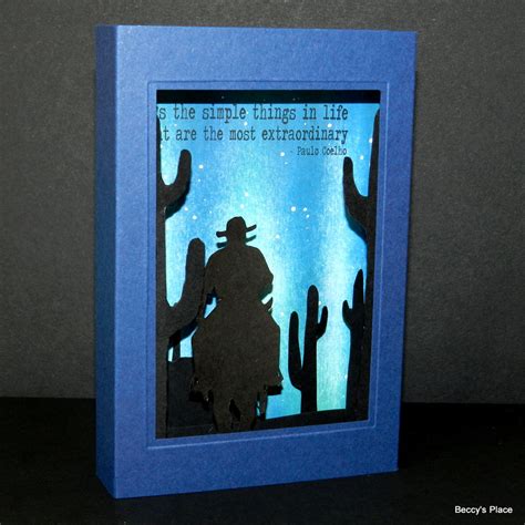 Beccy S Place Tutorial Shadow Box Card