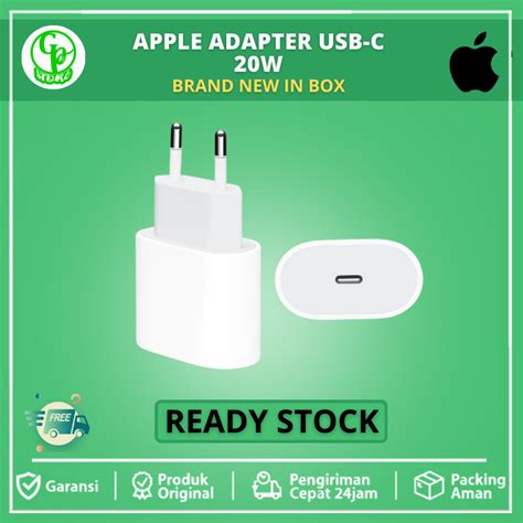 Jual Adaptor 20W USB C Power Adaptor Fast Charger Shopee Indonesia