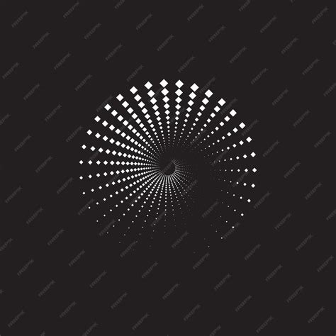 Premium Vector Halftone Dots Circle Texture Creative Geometric