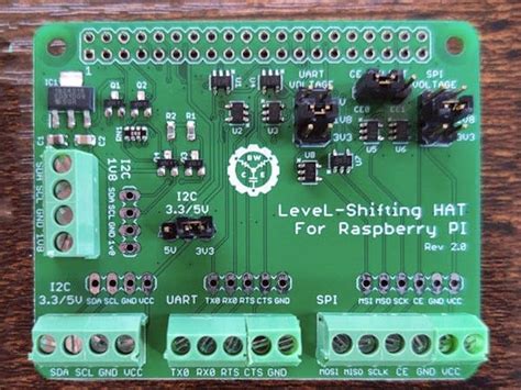 burgessworld s level shifting hat lets your raspberry pi talk 1 8v 3