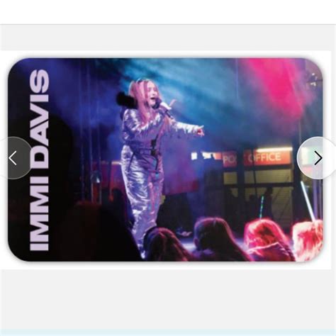 45 A Signed February 2024 Immi Davis Business Card Immi Davis Official