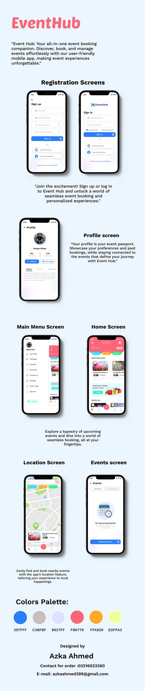 Event Booking App Design On Behance