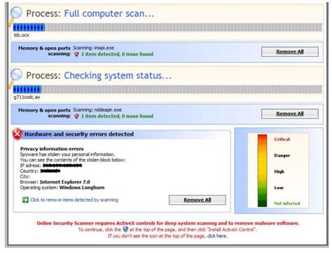 New Malware Detects Browser Shows Fake Malware Warning Page Ars Technica