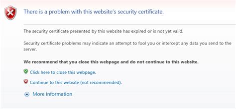 c content was blocked because it was not signed by a valid security