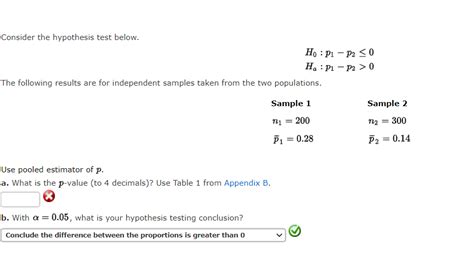 Solved Consider The Hypothesis Test Below Chegg