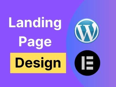 Responsive WordPress Landing Page Design Using Elementor Upwork
