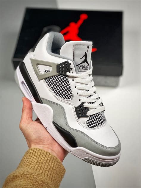 Aj Jordan 4 Military Black Whiteblack Neutral Grey Dh6927 111