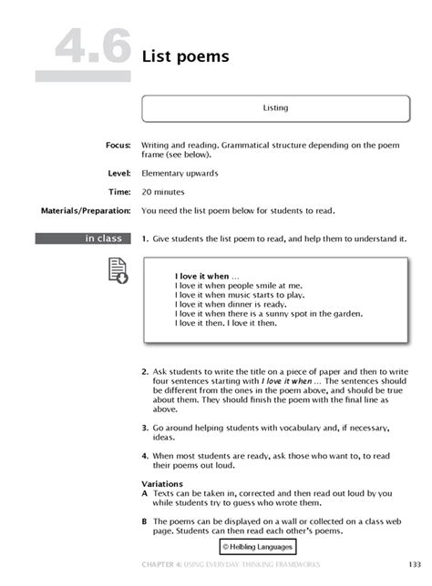 Thinking In The Efl Class