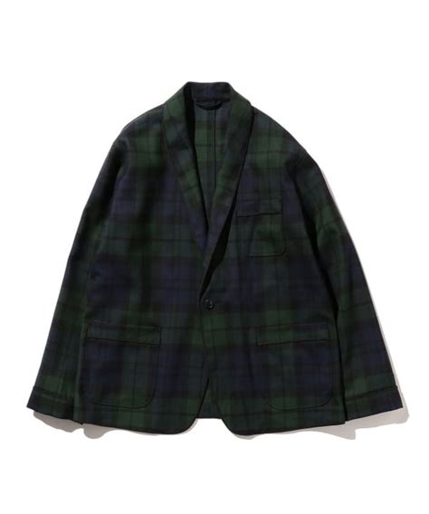 Beams Plus Beams Plus Beams Plus Strong Twist Wool Check 1 Button