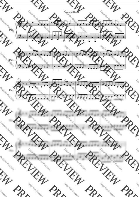 악보 은혼 Ost 사무라이 하트 쉬운악보 By 프리스타일피아노맨
