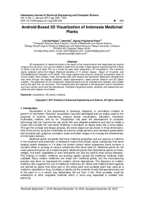 pdf android based 3d visualization of indonesia medicinal plants