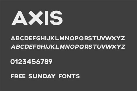 Axis Font Design You Trust Design Daily Since 2007