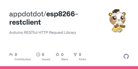 github appdotdot esp8266 restclient arduino restful request library