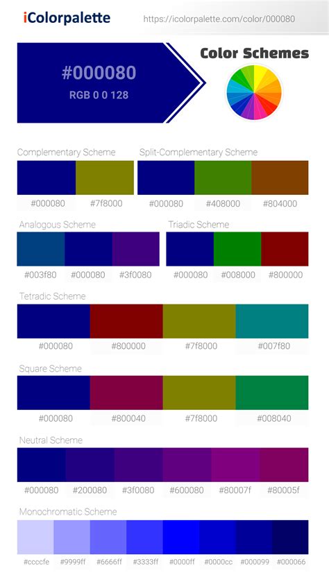 Navy Color 000080 Color Conversion Cmyk Hsl Rgb Pantone