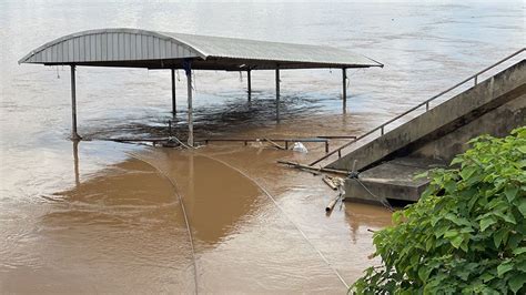 ในประเทศ น้ำโขงที่หนองคายแตะระดับ 9 36 เมตรสูงสุดในรอบปีนี้ โป๊ะแพหายโศกใกล้จม
