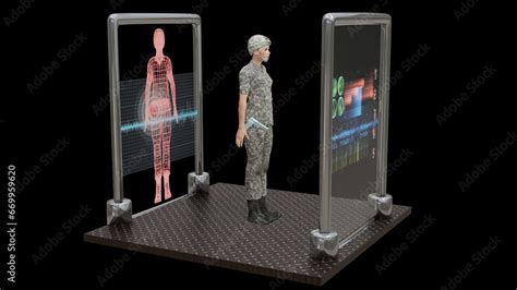 Weapons Detection System Ai Electronic Scanning System Detectors For Hidden Firearms Weapons