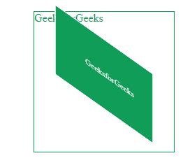 CSS Perspective Property GeeksforGeeks