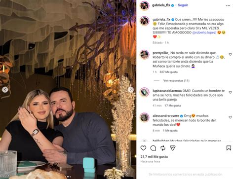 Ex De Sol León Se Casa Roberto López Y Gabriela Félix Anuncian Su