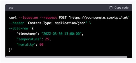 Set Up An API Endpoint Using PHP MySQL To Receive IOT Data Customer Paradigm