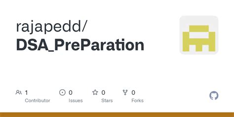 github rajapedd dsa preparation