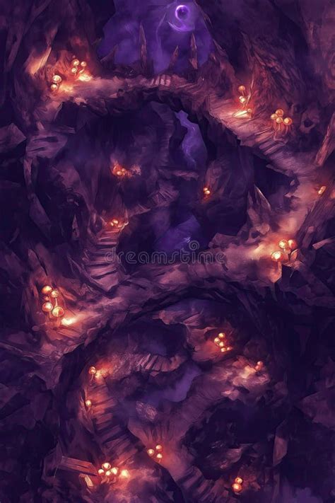 Cavern Tabletop Rpg Battlemap Fantasy Dungeon Exterior Map For Ttrpg